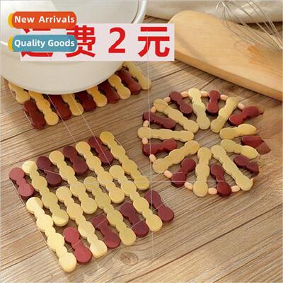 Bamboo insulated mat dinner mat coaster table mat table insu