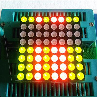Digal Tube 8*8 Dot Matrix Module 3mm High Bright Red Green 1