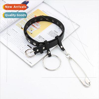 Punk whole are holes chain bag bag belt Korean fashion versa