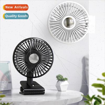F513 Clip Electric Oscillating Fan Rechargeable ghted Car Ca
