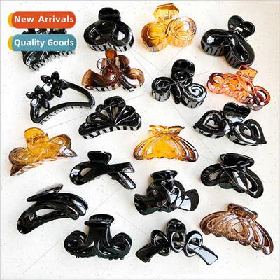 Super NICE Korea FRANCE ponytail hairpin bright black hair g