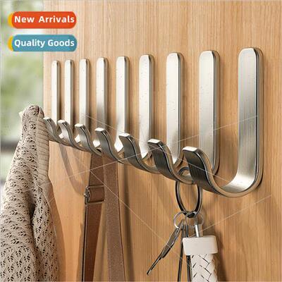 No-hole hooks kchen spatula gadgets storage 304 wall hooks d