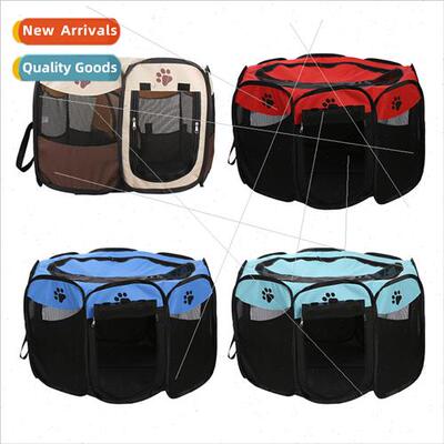 Octagonal Pet Tent Pet Pen Small & Medium Pet Crate Dog Crat