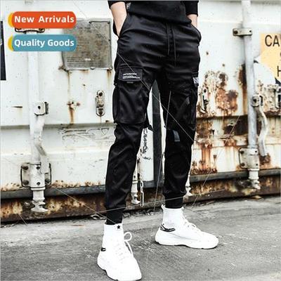 fall nd paratrooper pants mens casual pants men ins Lee now