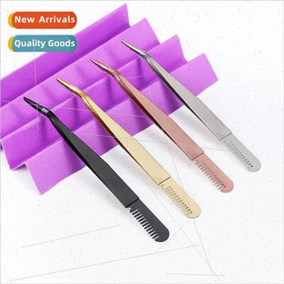 Stainless steel comb eyebrow curler easy to clip false eyela
