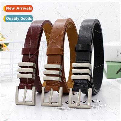 Women HK set tide pin buckle two-piece belt students versati