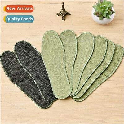 Anti-odor resistant dirty army green canvas shoe insoles spo