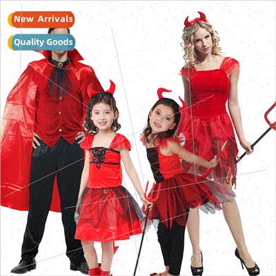 Stage Costume Stage Permance Outf Red Devil Dress Up Clothes