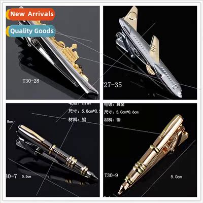 Men modeling metal bullet pen clip creative two-color founta