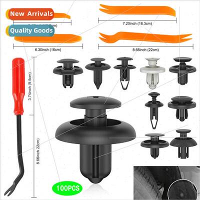 Bag 100PCS Mixed Car Snap 10kinds Plastic Expanding Rivet wh