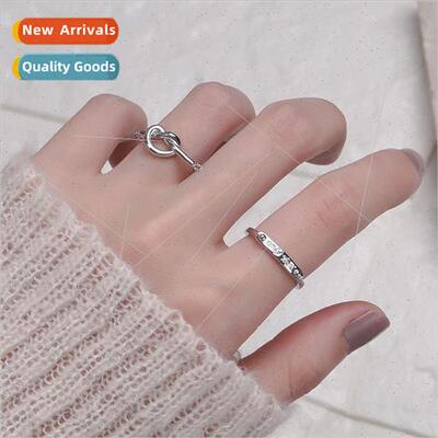 Love Belt Buckle Open Finger Ring Women Round Plaque Letter