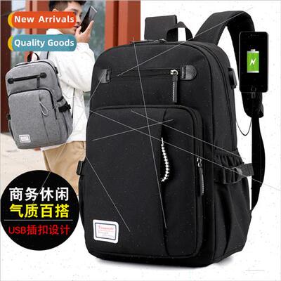 usb charging computer bag new solid color business trip trav