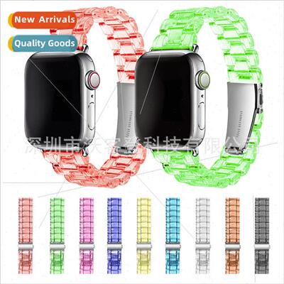 适用Apple transparent three strains watch bapple watch8/7/SE