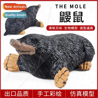 solid animal toy model mole ground crawler cryptorchid diggi
