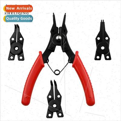 Four-head retaining ring pliers Internal external snap ring