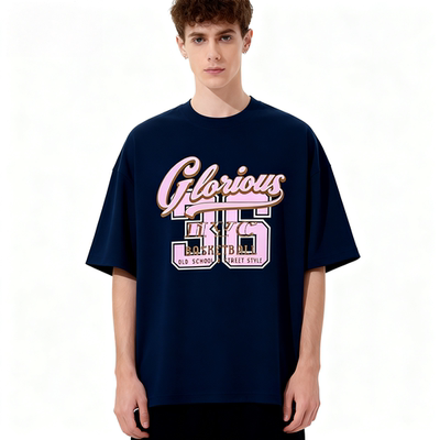 美式潮牌重磅纯棉印花短袖T恤