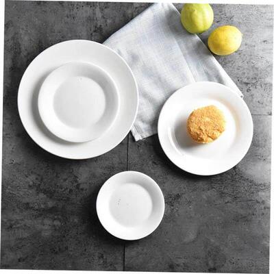 Steak plate white ceramic Western food plate plates set 盘子