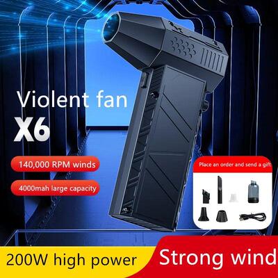 X6 Violent Fan 140000RPM Powerful Air Blower Vacuum Dust Cle