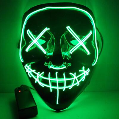 Halloween Mask LED Light Up Party Masks The Purge