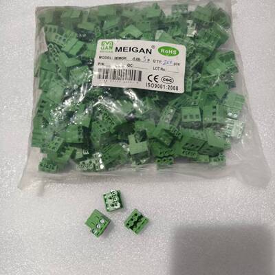 可议价 MEIGAN 接线端子，型号 2EMGK-5.08-3