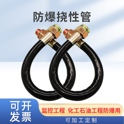 BNG防爆管挠性连接管DN15 20 25 32 40 50橡胶软管挠性穿线管定制