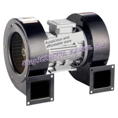 新款550W双头离心风机双口双缸抽真空吹工业冷却鼓风机220V38包邮