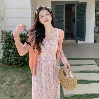 裙子女夏法式甜美小清新