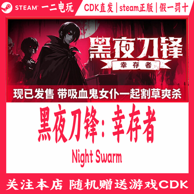 黑夜刀锋幸存者Steam正版CDKey激活码PC游戏Night Swarm