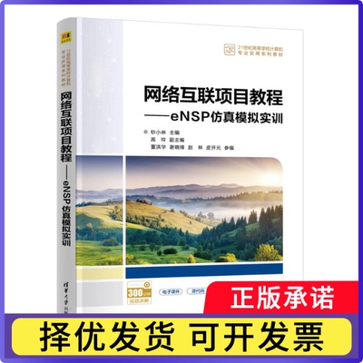 网络互联项目教程:eNSP模拟实训钞小林主编9787302676379清华大学出版社书籍\/杂志\/报纸//教材/教辅//教材/大学教材