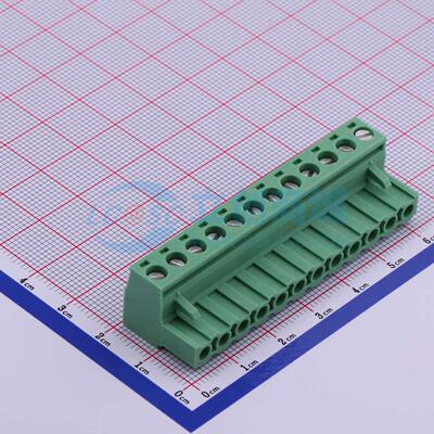 插拔式接线端子 1757116 P=5.08mm 插头 1x12P 电子元器件配单