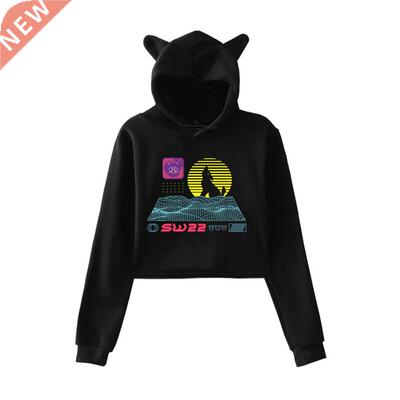 SssniperWolf Synthwave logo Pullover Hoodie Merch Hoodies Sw