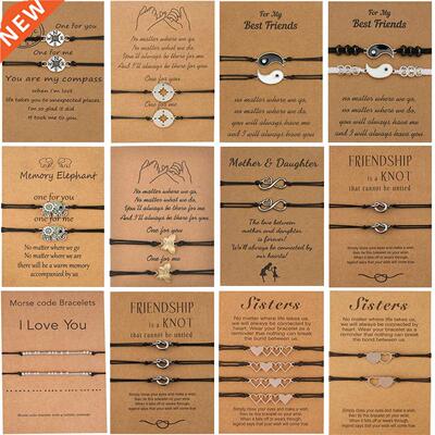 Charm Bracelet For Couple Friendship Compass Tai Chi Butterf