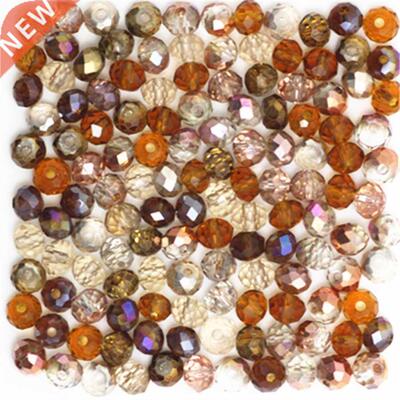 Isywaka Golden Multicolor *4mm 4*6mm Rondelle Austria face