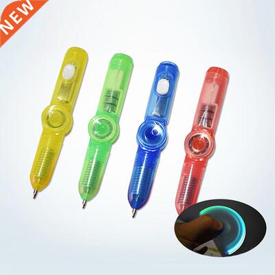 LED Spinning Pen Ball Pen Fidget Spinner Hand Top Glow In Da
