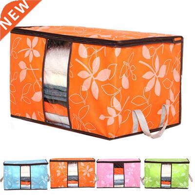 Foldable Zipper Clothes Organizer Blanket Storage Bag Waterp