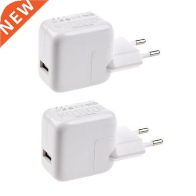 2X Whte Charger Adapters European Standards For pad / pho