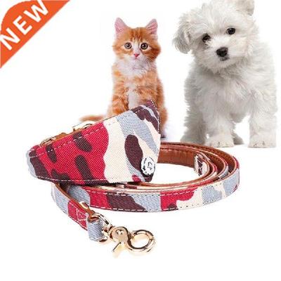 Faio Design Leather Wave Pattern Bowknot Pet Dog Collar