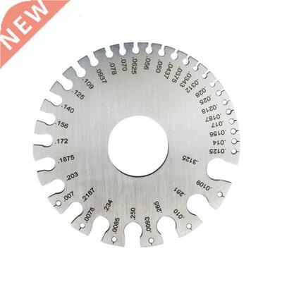 1Pcs Stainless Steel 0-36 Standd Wire Thickness Ruler Gaug
