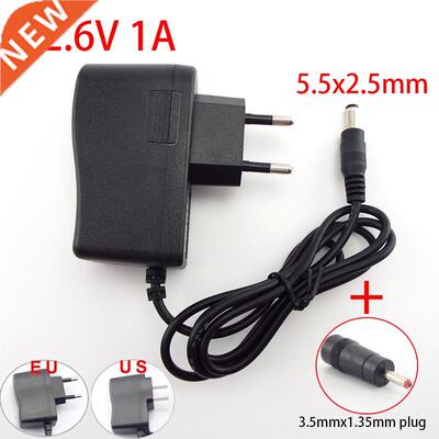 100-240V AC DC 12.6V 1A 1000MA Adapter Power Supply 5.5x2.5m