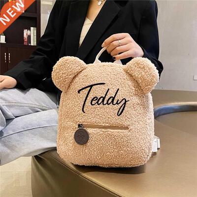 Personalised Name Initial Backpack with ANY NAME Portable Mi