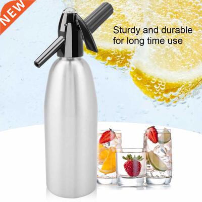 Portable 1L Soda Maker Cold Drink Carbonated Bubble Water Ma