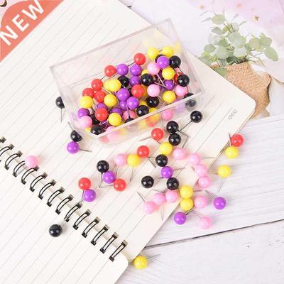 100pcs little sweety Office Thumbtacks PushPins Metal Pin Of