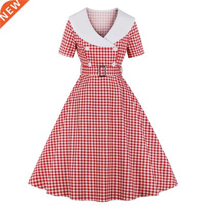 Audrey Hepburn Dress vestidos 50s Polk Dots Rockabilly dress