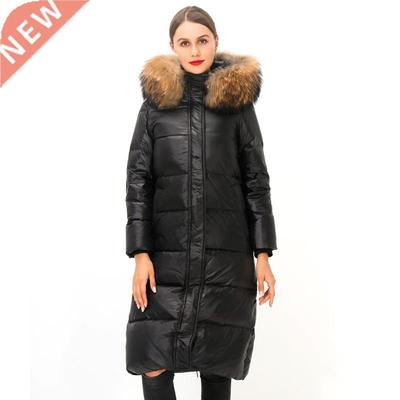 90% White Duck Down Jacket 2021 Women Winter Jacket Long Thi