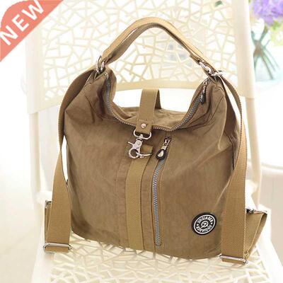 Backpack Casual Zipper Solid Sewing Backpack Retro Style Stu