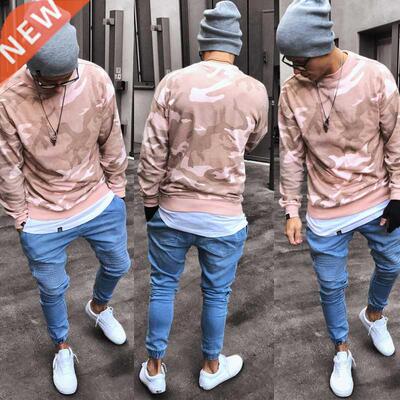 Fashion Hot Sell Men's Sretchy Ripped Skinny Biker Jeans Des