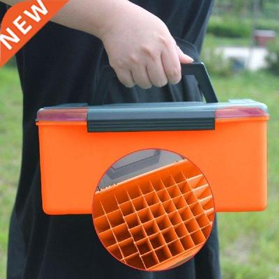 Five-Color 52-Grid Portable Frosted Lure Box Deepened