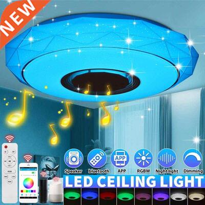 500W WIFI Music Ceiling Light APP bluetooth RGB Dimmable Mus