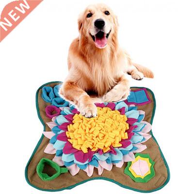 Dog Snuffle Mat Sniffing Training Pad Dog Puzzle Toy Slow