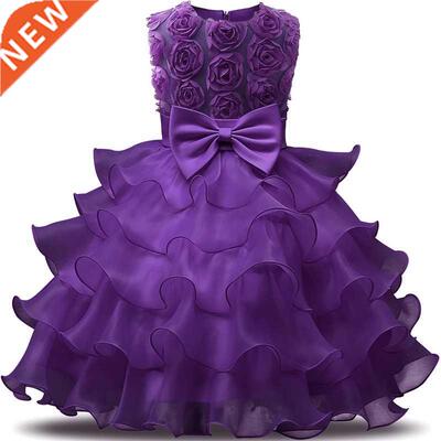 Children Luxury Party Formal Dress For Wedding Birthday Kids